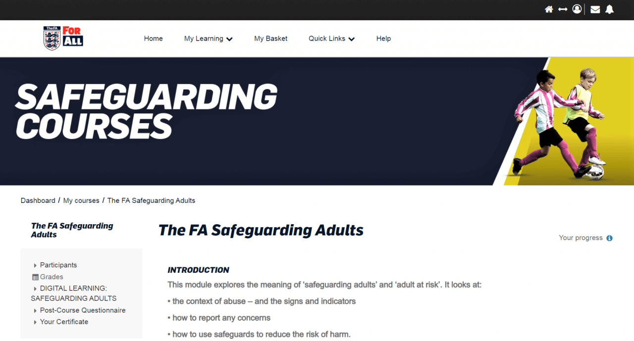 The FA Safeguarding Adult ~18歳以上のセーフガーディング~ |footbezzies | FIFAフットボール ...