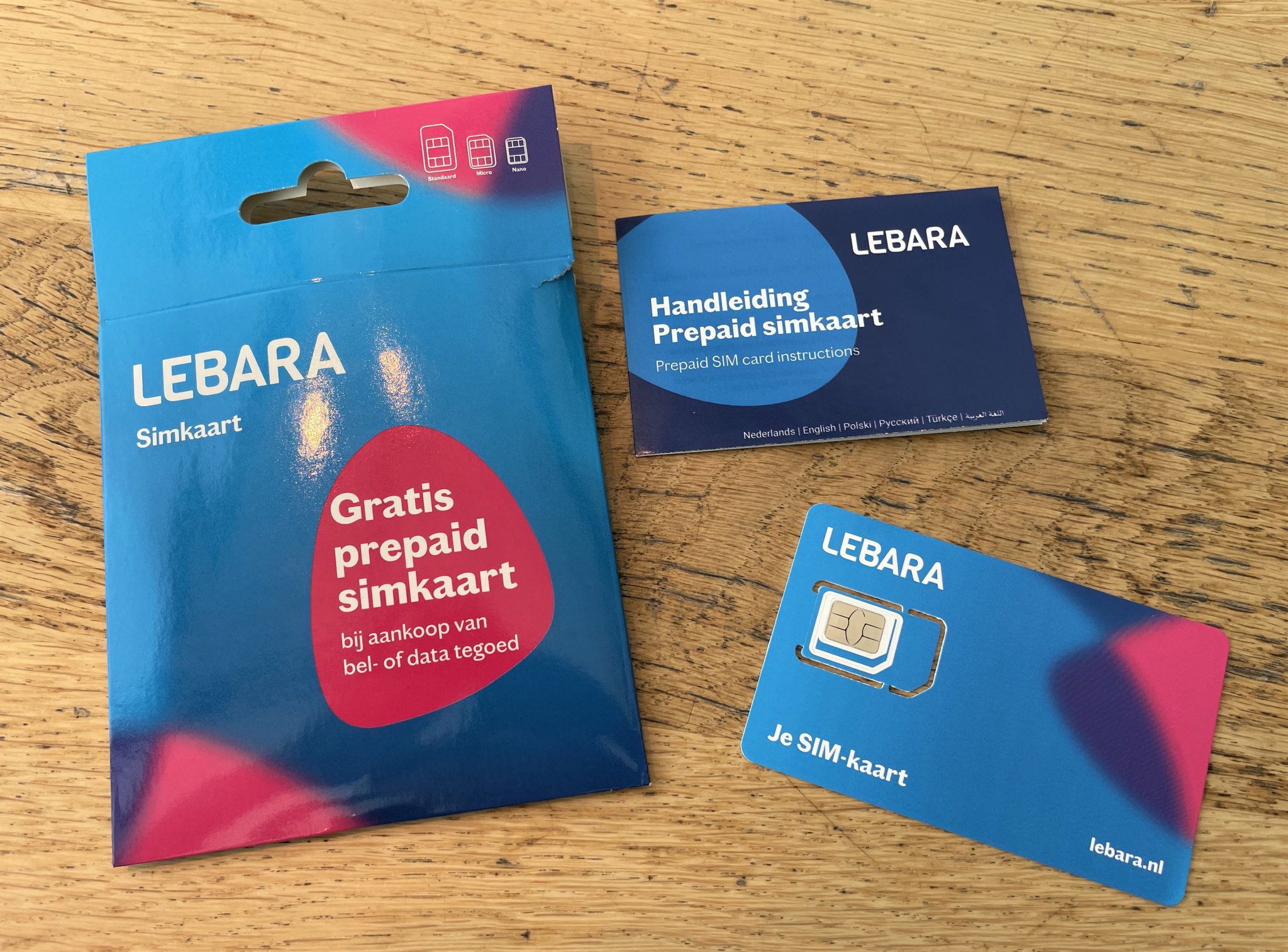 無料で手に入れられるオランダのSIMカード『LEBARA』の買い方 | footbezzies | FIFAフットボールエージェントによる唯一無二のサッカー留学メディア